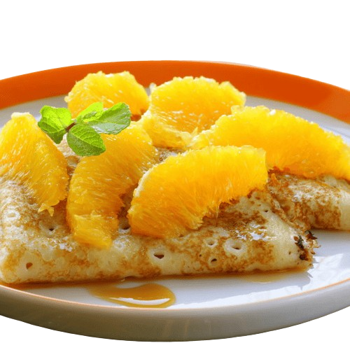 Crêpe Orange – La Baguette Magique